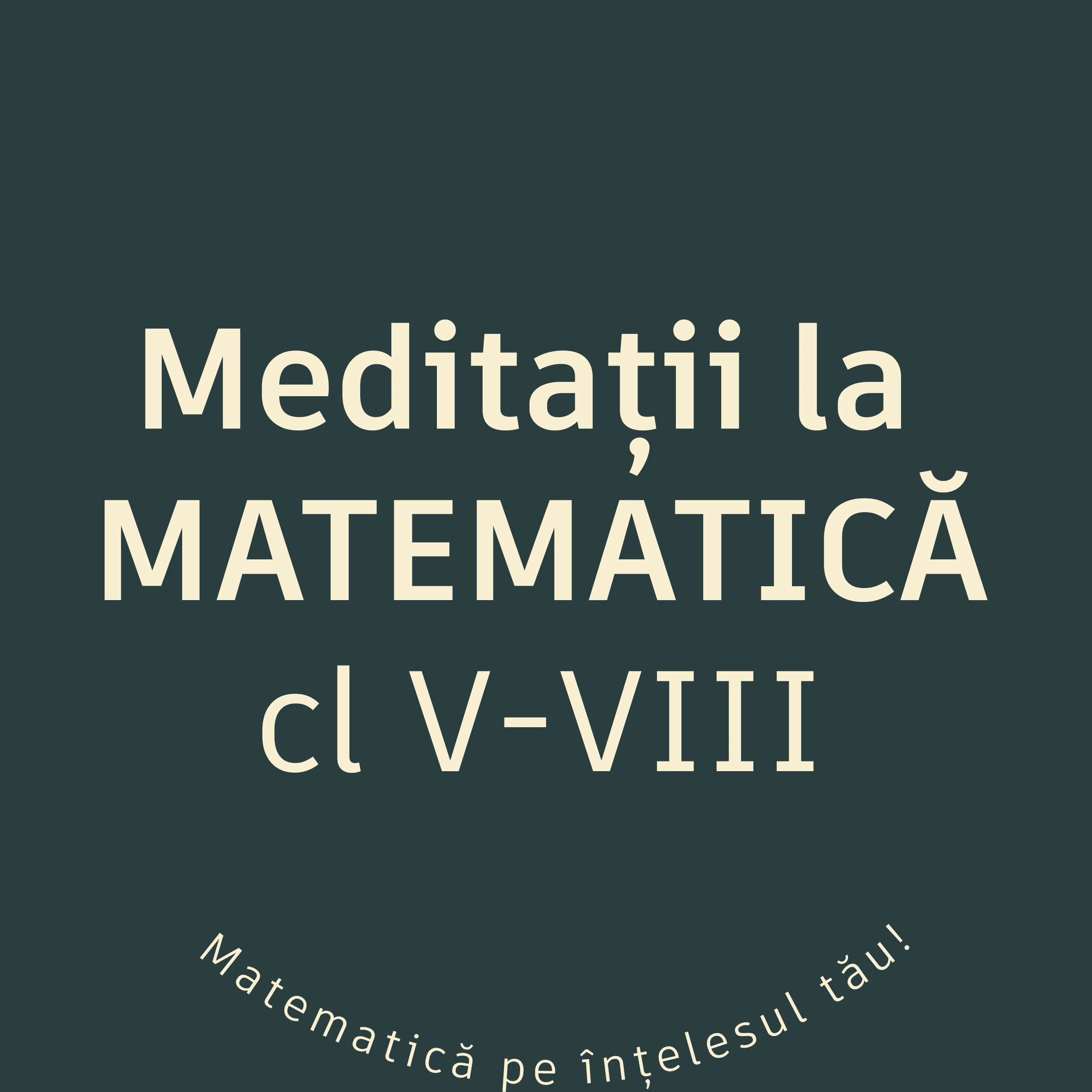 Meditatii Matematica | Cei Mai Buni 25 Profesori